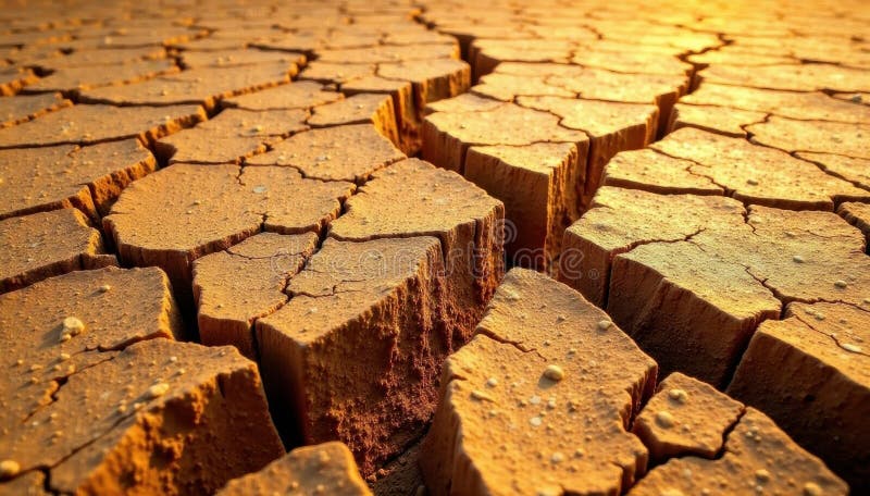 Deep Fissures, Parched Earth, Dust Coated Cracks, Cracked Earth, Clay ...