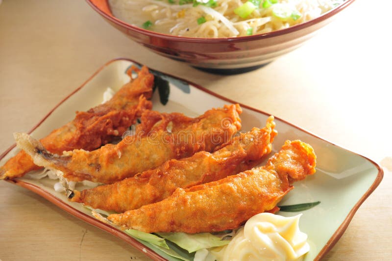 Deep-Fried Capelin Fish stock photo. Image of japanese - 42675532