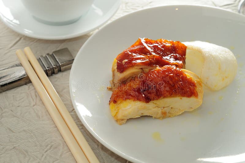 Deep-fried chicken breast stock image. Image of deep - 52338633