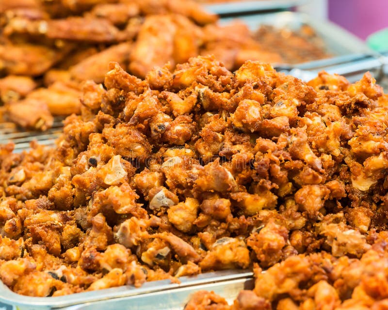 Deep fried chicken. stock photo. Image of cooking, food - 104035062