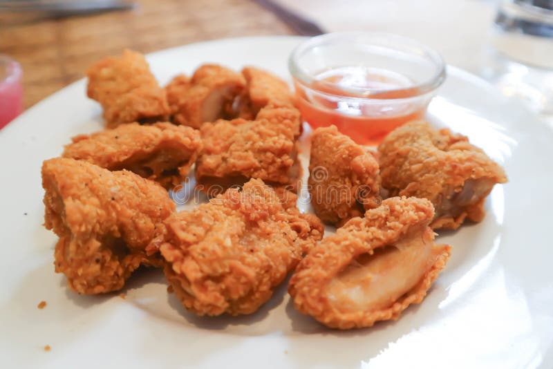 Deep Fried Chicken Dish, Fried Chicken Stock Photo - Image of fast ...