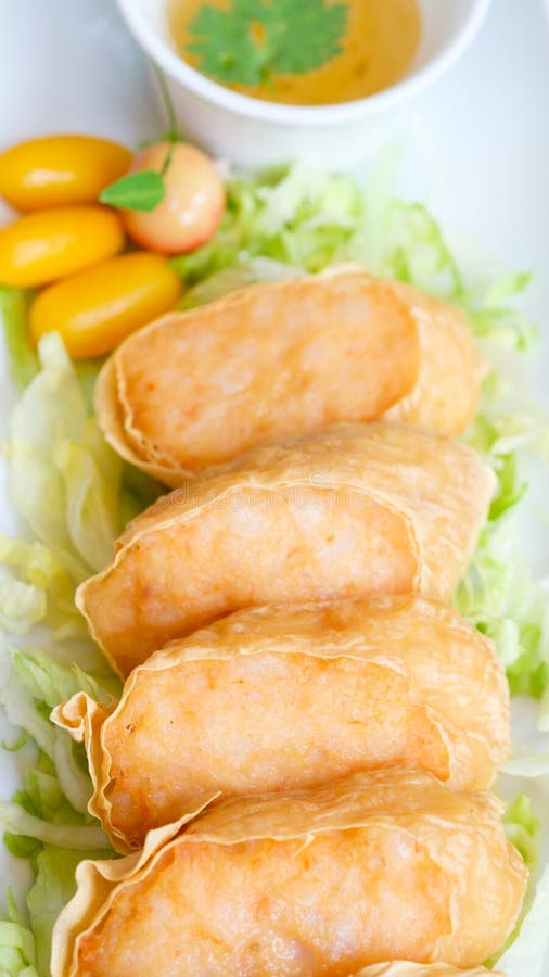 Deep Fried Chicken Roll stock image. Image of fresh - 115704025