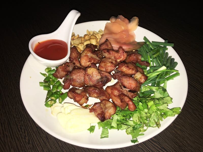 Deep Fried Chicken Tendons. Stock Photo - Image of meat, dinner: 194855782