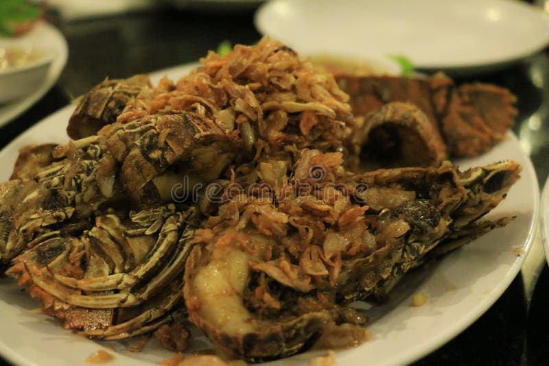 Deep Fried Crayfish with Garlic. Stock Photo - Image of snack, fried ...
