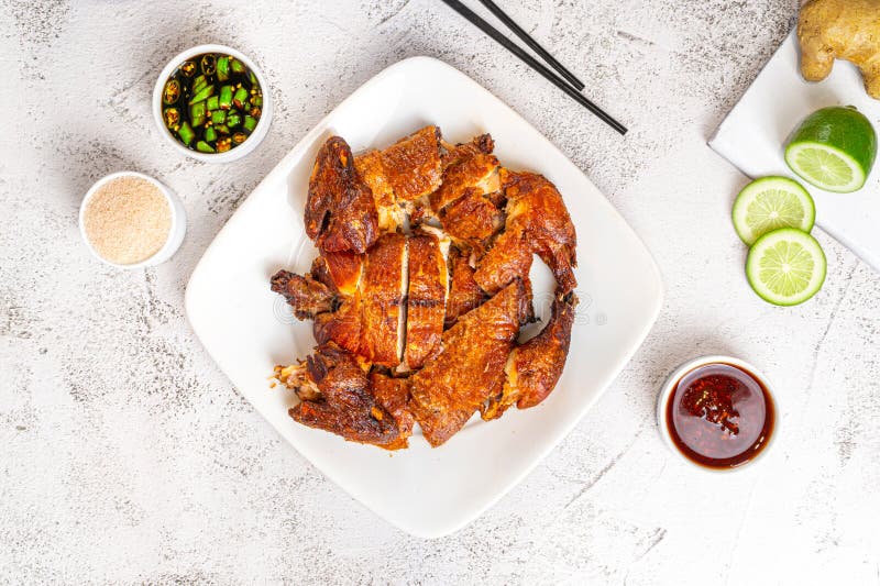 Deep Fried Crispy Chicken Authentic Chinese Cuisine Stock Image - Image ...