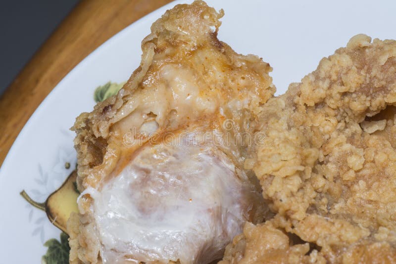 Deep Fried Crispy Spice Chicken Meat. Stock Photo - Image of chicken ...