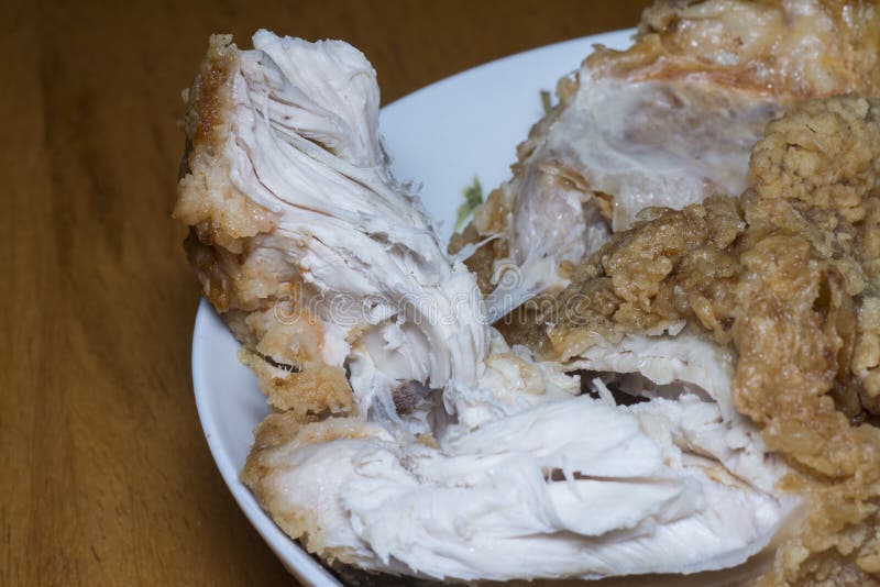 Deep Fried Crispy Spice Chicken Meat. Stock Image - Image of crisp ...