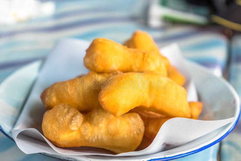 Deep-fried Dough Stick , Thai Breakfast Stock Image - Image of fresh ...