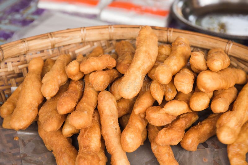 Deep fried dough sticks stock photo. Image of asian, breakfast - 67320774