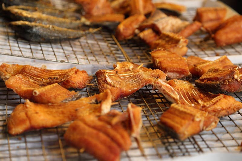 Deep fried dried fish stock image. Image of closeup, deep - 49051871
