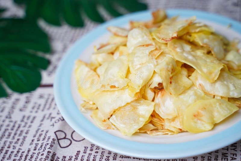 Deep Fried Durian Home Made Processed Fruit Stock Image - Image of ...