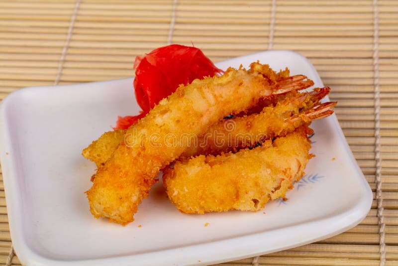 Deep fried Ebi Tempura stock photo. Image of dish, shrimp - 121270976