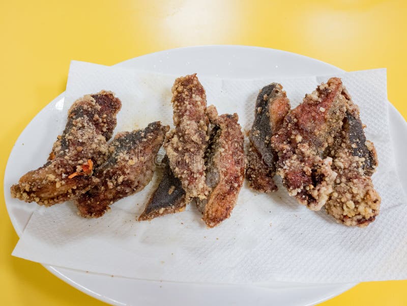 Fried Eel stock photo. Image of restaurant, exotic, dish - 20716032