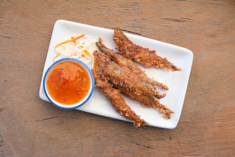 Deep Fried Egg Fish with Sauce Stock Image - Image of fish, home: 126254169