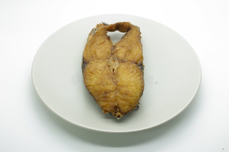 Deep fried fish on dish stock image. Image of dish, cook - 57891537