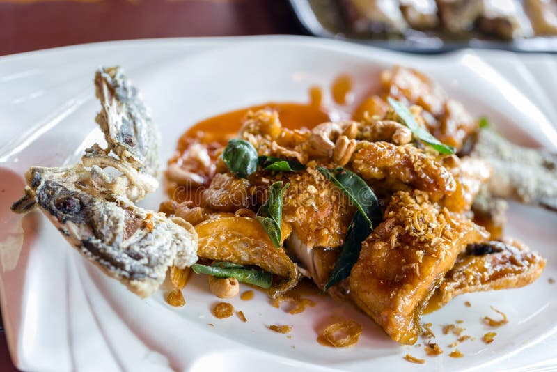 Deep Fried fish stock photo. Image of deep, isolated - 214264320