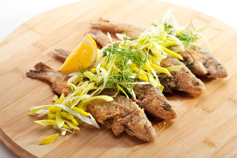 Deep Fried Fish stock photo. Image of chip, sauce, snack - 61802340