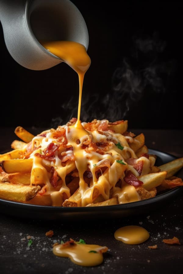 Deep fried french fries stock illustration. Illustration of snack ...