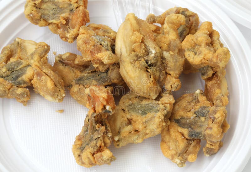 Fried Frogs with Vegetables on White Plate, Cambodian Traditional Dish ...