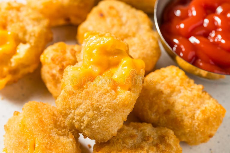 Deep Fried Macaroni and Cheese Bites Stock Image - Image of pasta ...