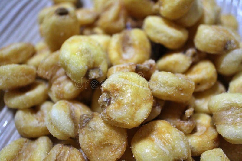 Deep-fried Peruvian Corn Snack Stock Photo - Image of snack, close ...