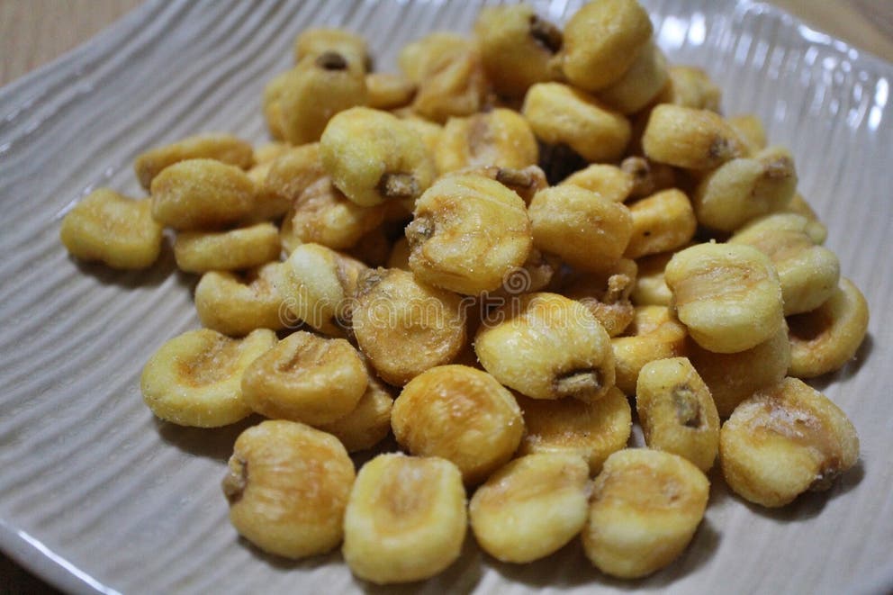 Deep-fried Peruvian Corn Snack Stock Photo - Image of close, choclo ...