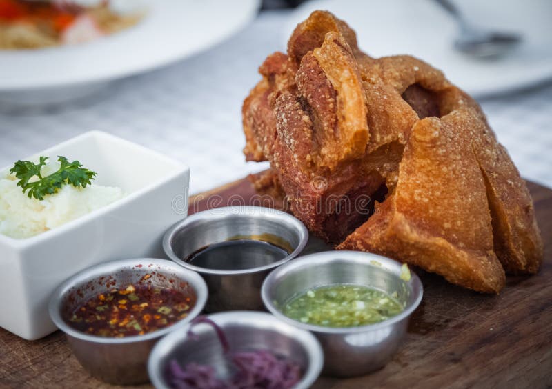 Deep Fried Pork Knuckle stock image. Image of meat, brown - 85476371