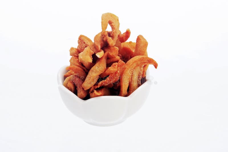 Deep Fried Pork Skin stock photo. Image of deep, crispy - 49547552