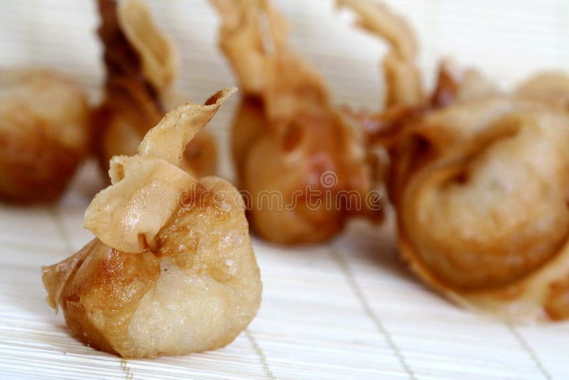 Deep Fried Prawn Dumpling stock image. Image of sweet - 12785229