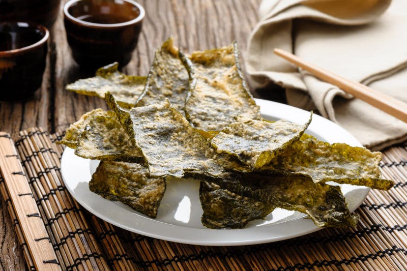 Deep fried seaweed stock photo. Image of eatable, gourmet - 233043524
