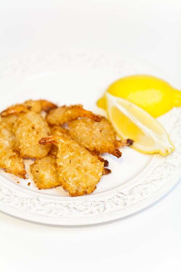 Fried Shrimp stock image. Image of seafood, coated, golden - 30129363