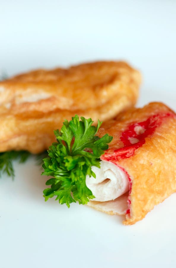 Deep Fried Snack for a Buffet Stock Image - Image of crab, table: 8679857