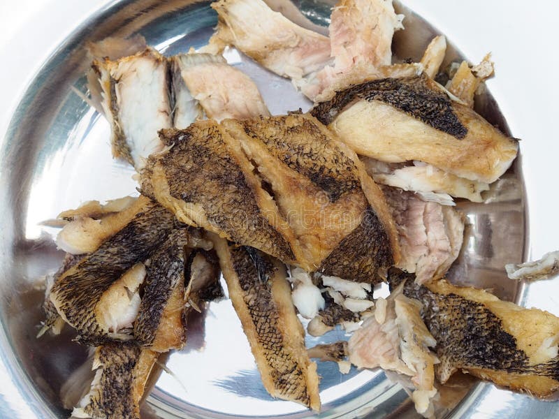 Deep Fried Snapper Fish Meat Stock Image - Image of thai, gastronomy ...