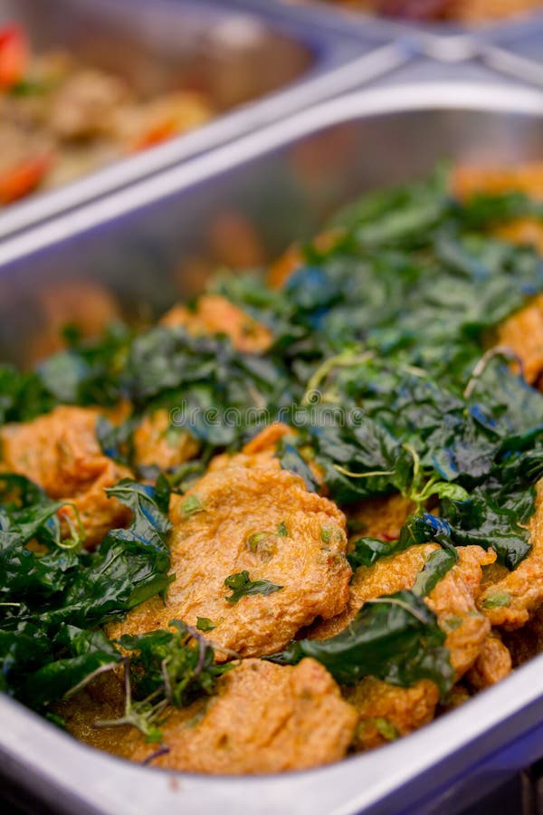 Deep Fried Spicy Fish Cake, Thai Food Stock Photo - Image of food ...