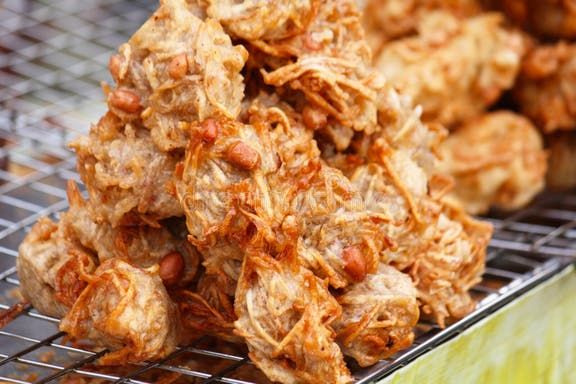 Deep Fried Taro & Peanut Stock Image - Image of asian, asia: 20012101