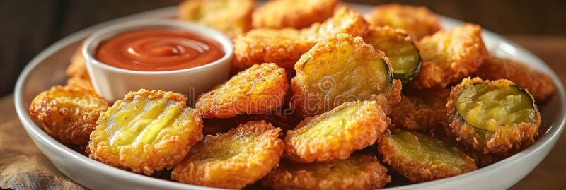 Deep Fried Vegetables with Ranch Dip Stock Photo - Image of ranch ...