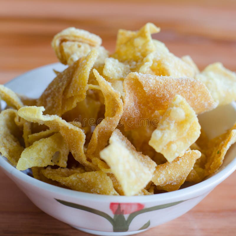 Deep Fried Wonto stock photo. Image of dinner, snack - 58827958