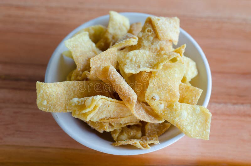 Deep Fried Wonto stock photo. Image of ethnicity, appetizer - 58827990