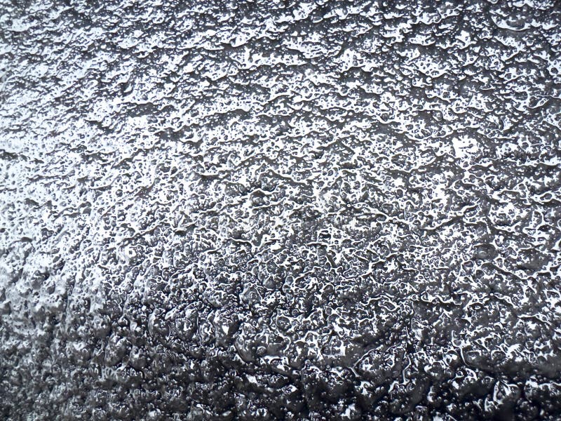 Deep Frozen Wet Snow on a Window Stock Photo - Image of texture, winter ...