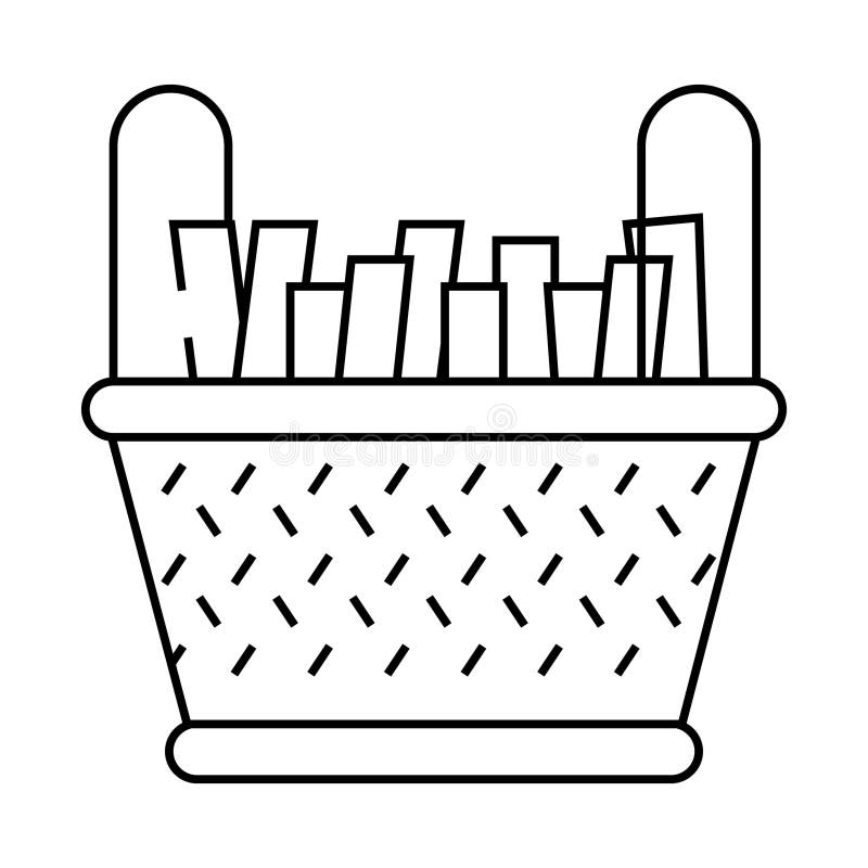 Deep Fry Potatoes Line Icon Vector Illustration Stock Illustration ... Deep Fry Potatoes Line Icon Vector Illustration Stock Illustration ...