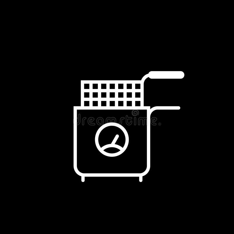 Deep Fryer icon. Vector stock vector. Illustration of deep - 184949531