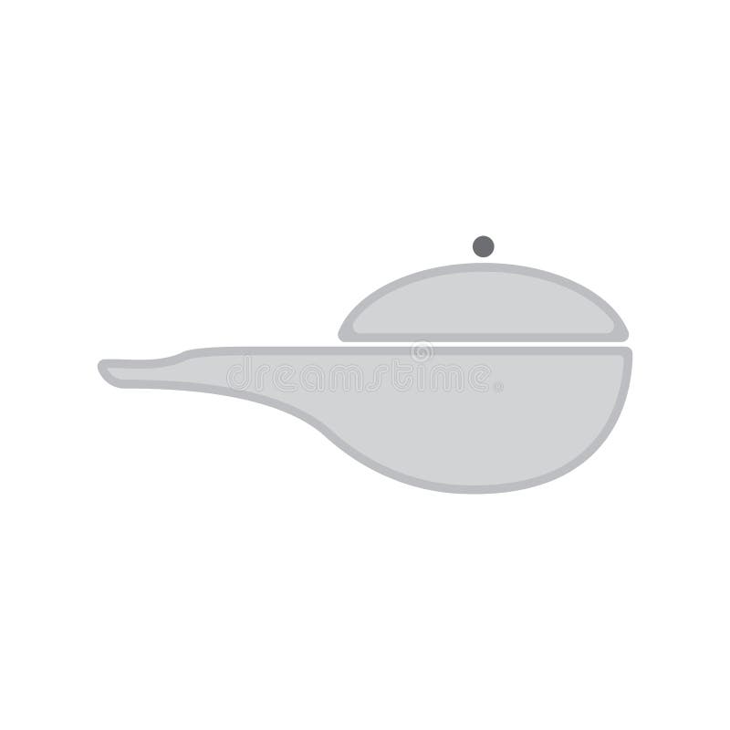 Deep Frying Pan Colored Flat Icon Vector Design Illustration Stock ...