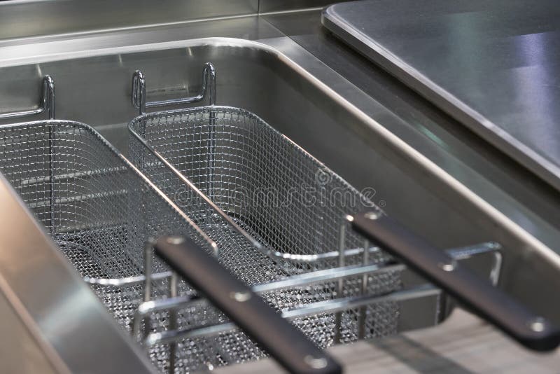 Deep Frying Surface for Cooking Stock Photo - Image of real, place ...