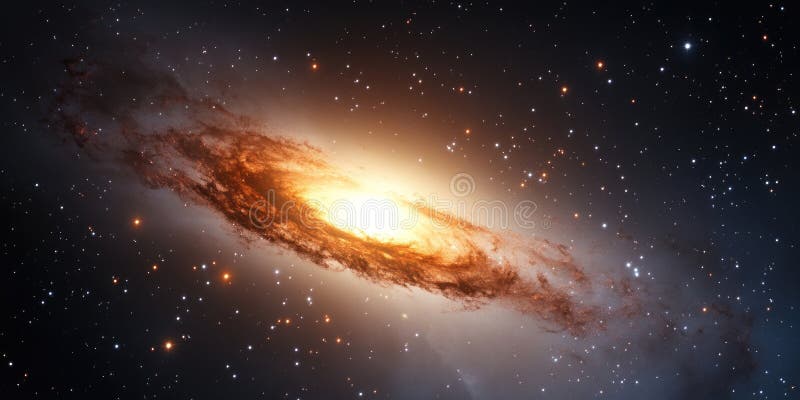 Deep Galaxy Stars with Glowing Nebula and Bright Cosmic Dust, Mystical ...