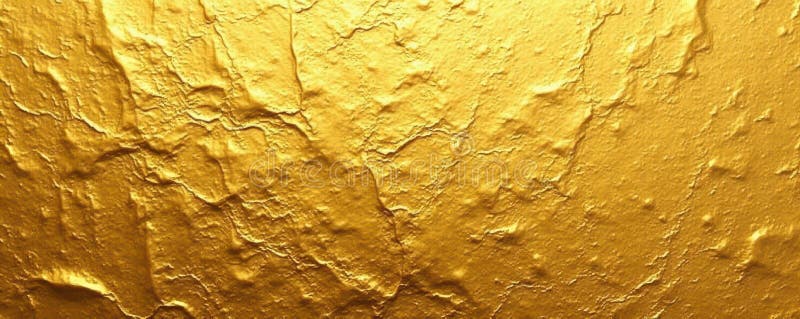 Deep Gold Foil, Fine Scratch Marks, Irregular Texture, Distressed ...