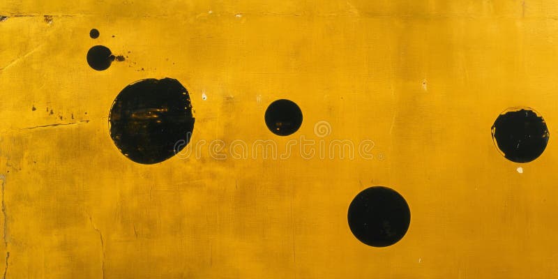 Deep Gold Wall Texture Featuring Intense Grunge and Dark Markings Stock ...