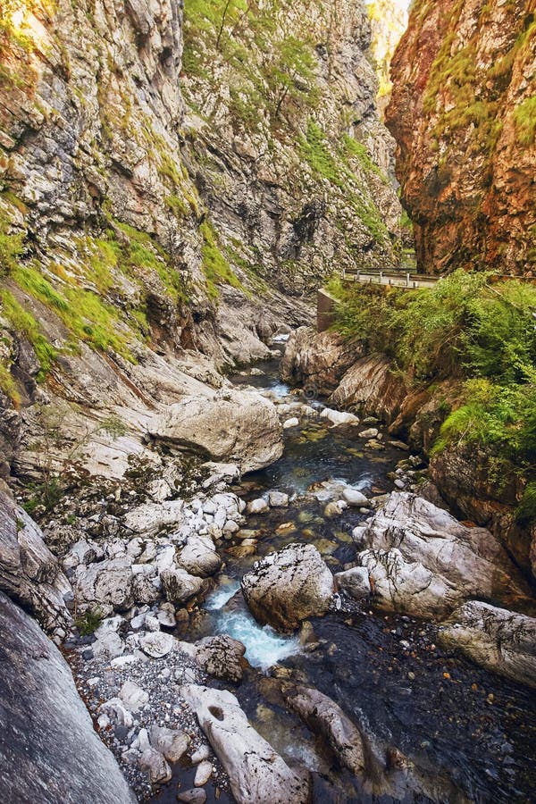 Deep Gorge in the Mountains of Italy. Stock Photo - Image of island ...