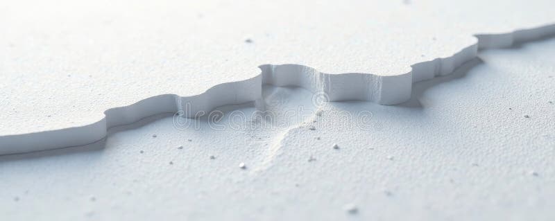 Deep Gouges and Fine Dust Across Pristine White , Grunge, Detail Stock ...