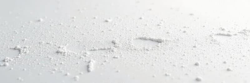 Deep Gouges and Fine Dust Grime on Pristine White Surface Mark Abstract ...