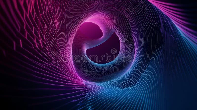 A Deep Gradient Background Blending from Dark Purple To Electric Blue ...